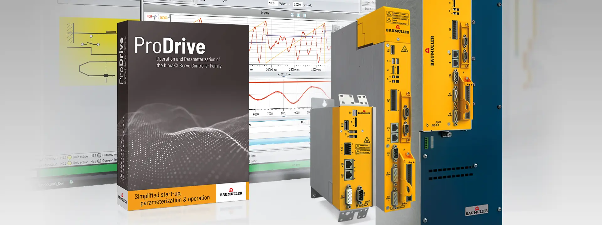 ProDrive parameterization & operating software for Baumüller b maXX